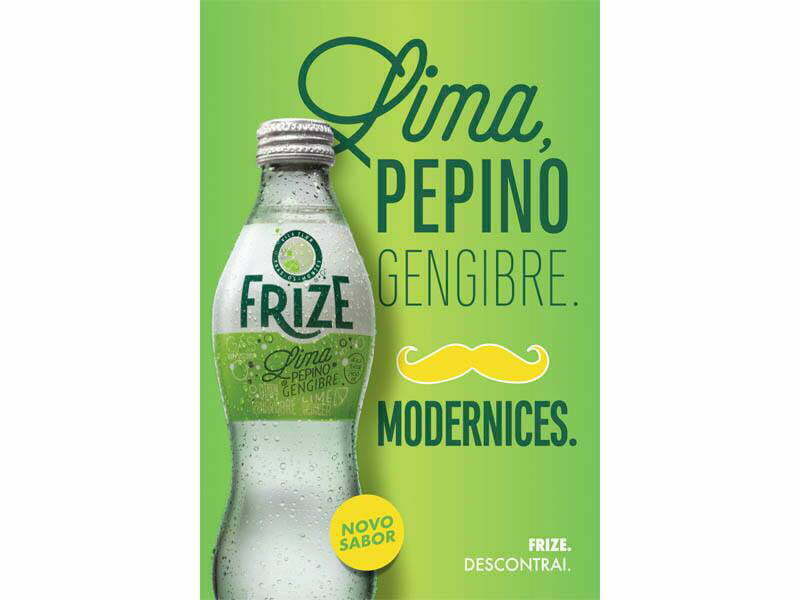 Frize reforça aposta no novo sabor Lima, Pepino e Gengibre