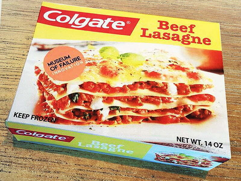 A lasanha da Colgate