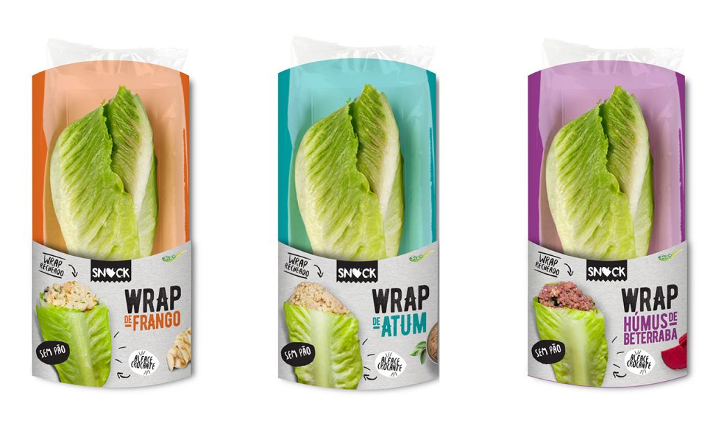 Snock apresenta wrap em folha de alface - Grande Consumo
