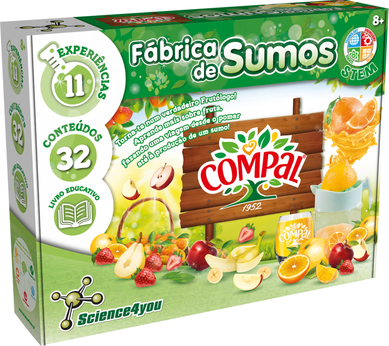 Sumos Compal e Science4You lançam kit de experiências Frutólogo ...