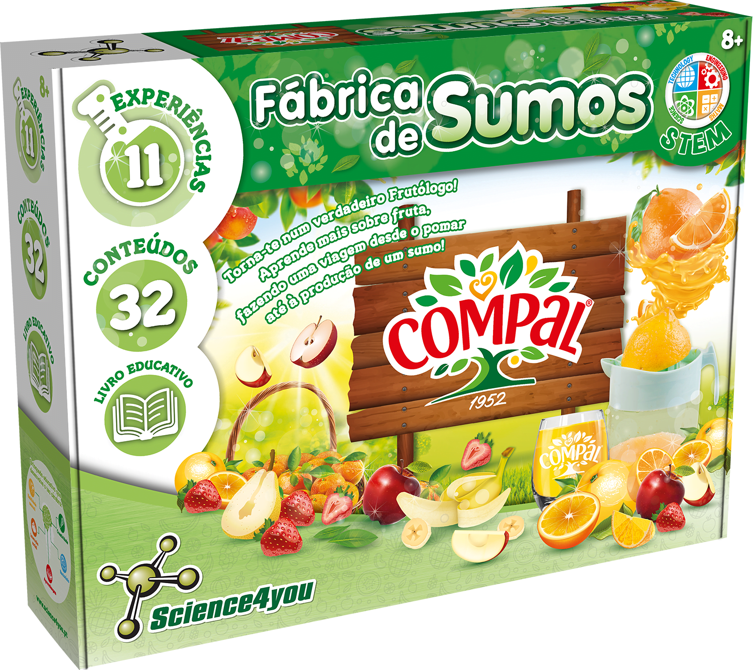 Sumos Compal e Science4You lançam kit de experiências Frutólogo ...