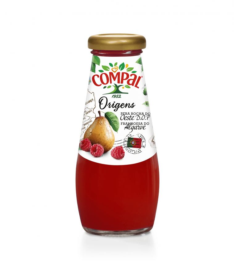 Compal apresenta novo sabor Pera Rocha do Oeste e Framboesa do Algarve ...