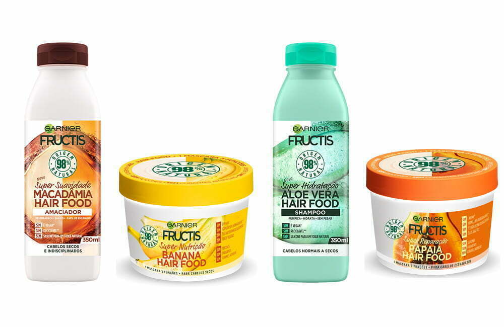 Fructis completa gama Hair Food - Grande Consumo