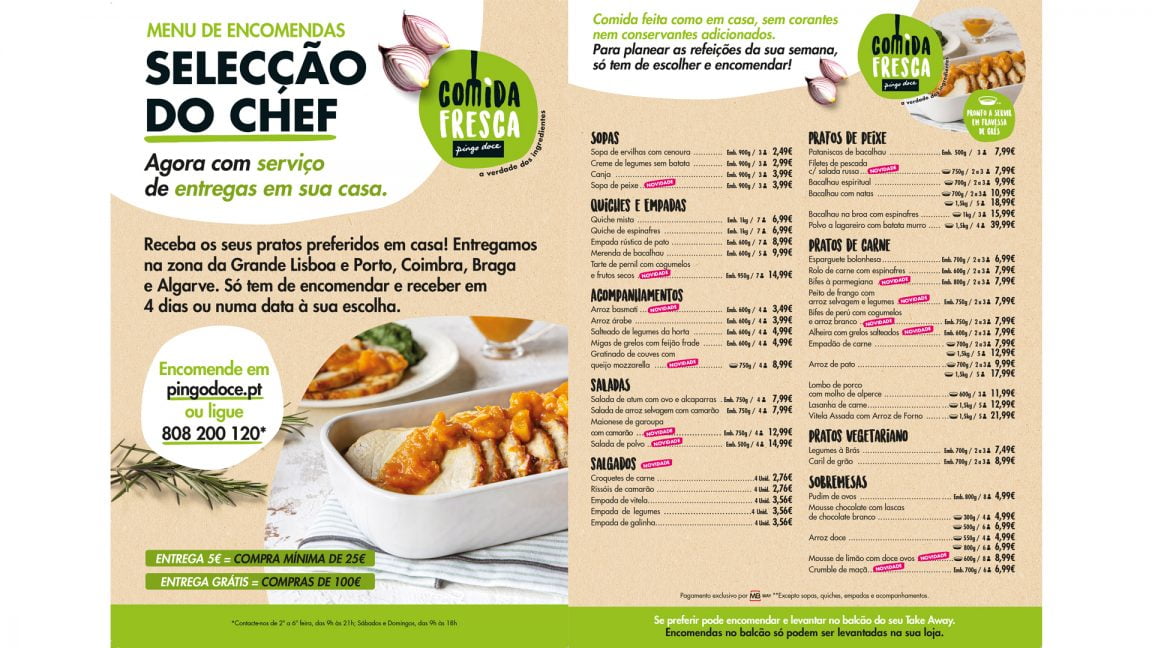 Pingo Doce com novo serviço de entregas take-away - Grande Consumo