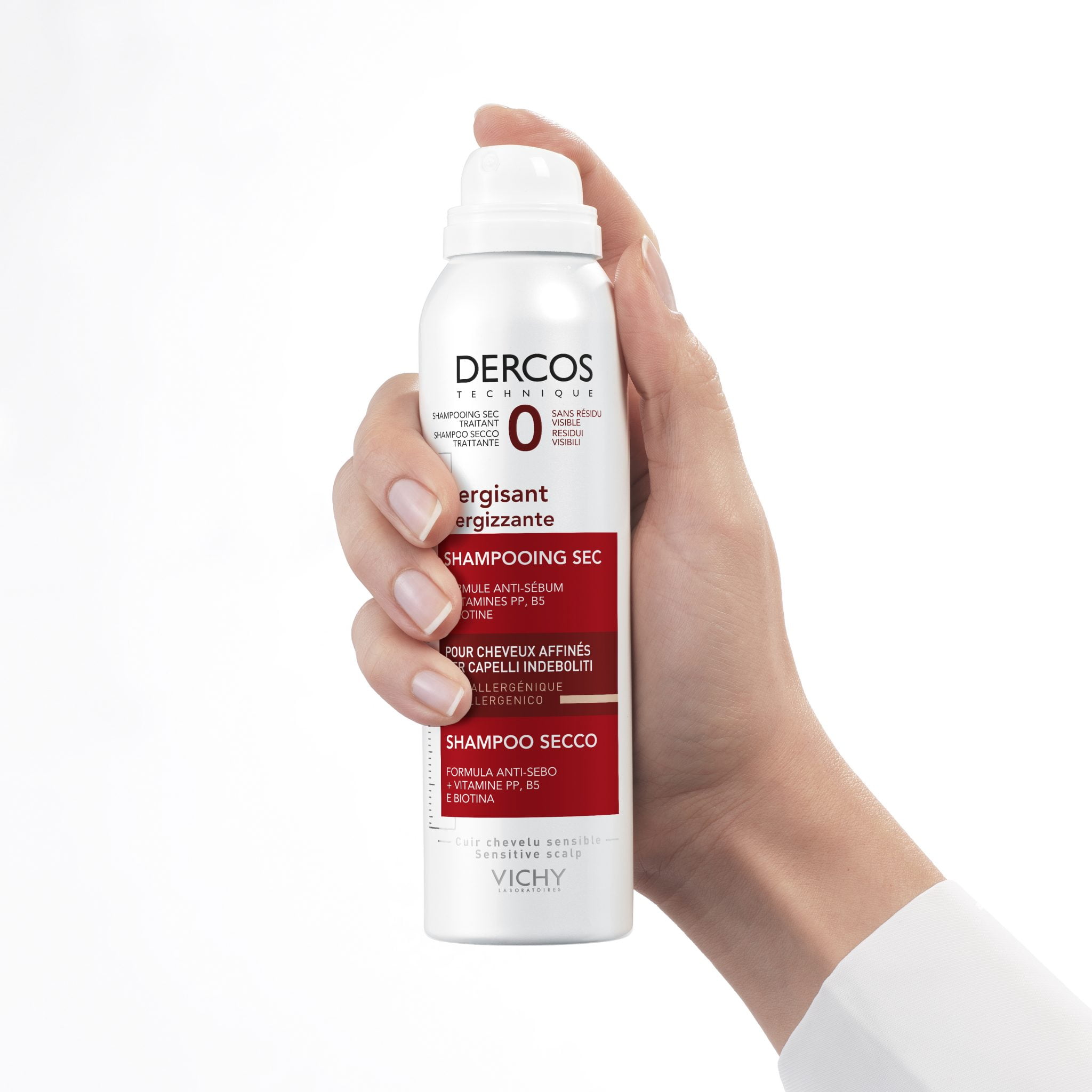 Dercos lança champô seco para cabelo fino ou queda de cabelo - Grande ...