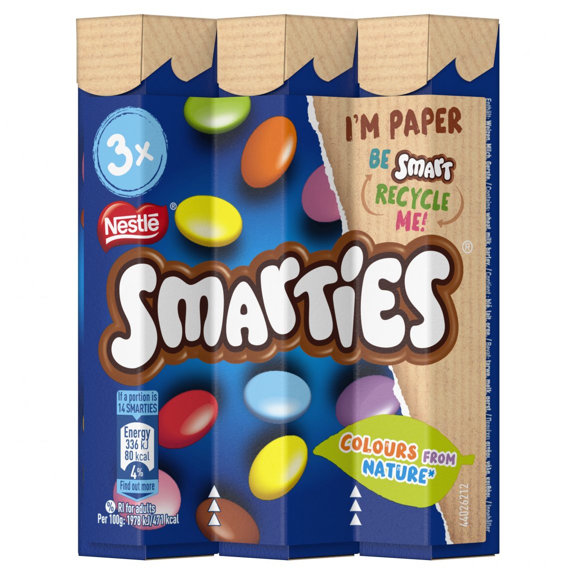 Smarties lança embalagens de papel reciclável em Portugal - Grande Consumo