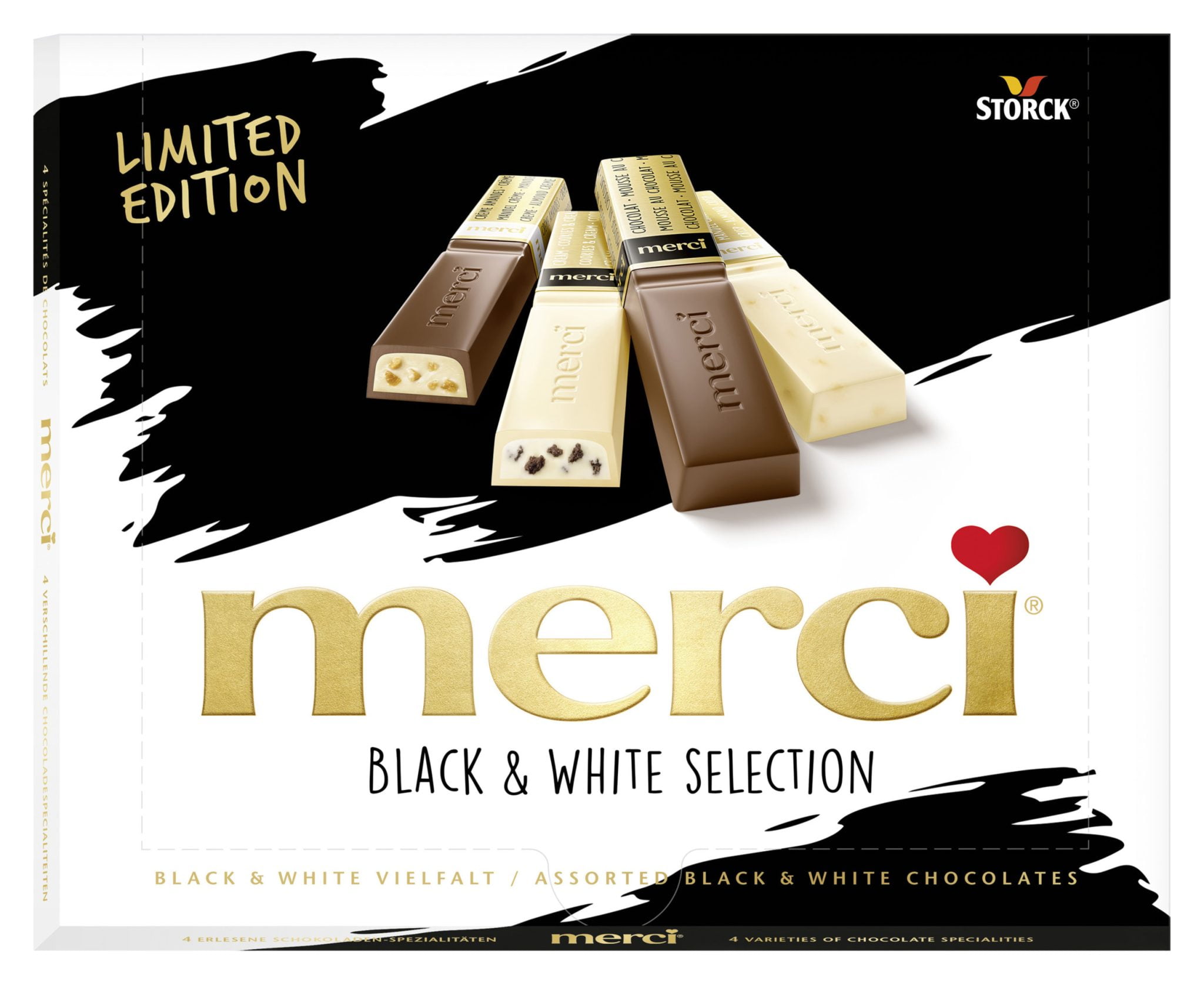 Black & White: nova edição de chocolates Merci - Grande Consumo