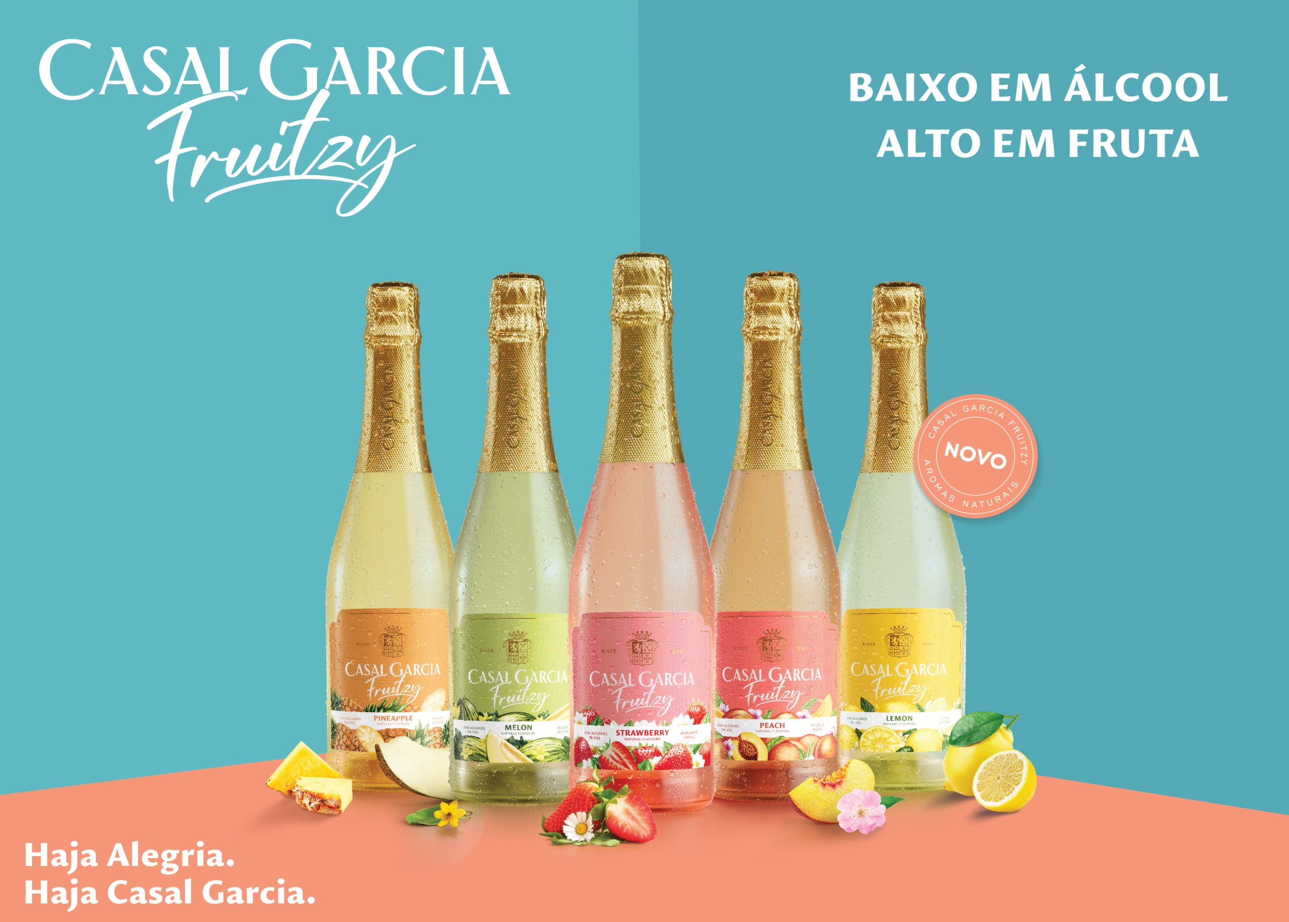 Casal Garcia Fruitzy alarga gama com três novos sabores - Grande Consumo