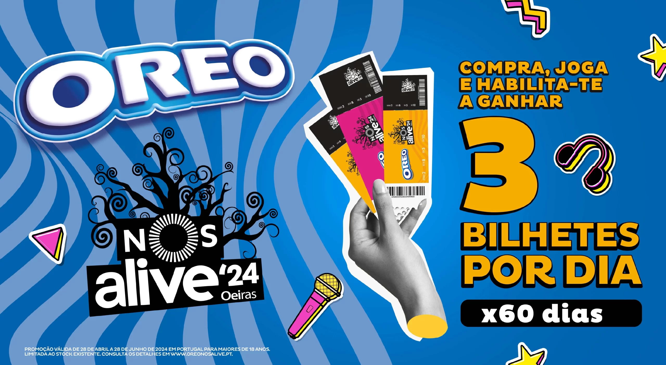 Oreo oferece bilhetes para o NOS Alive - Grande Consumo