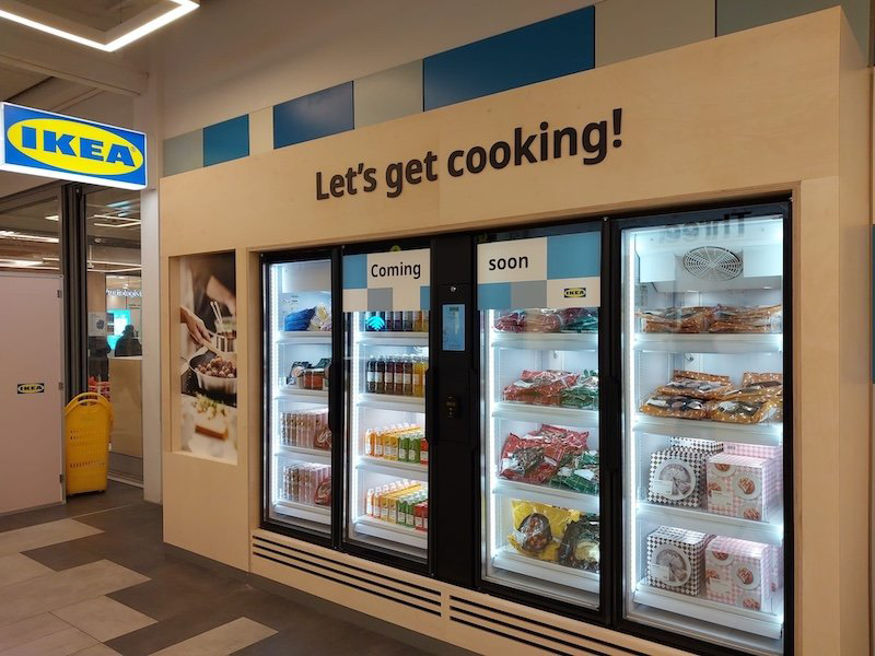 IKEA e startup portuguesa inauguram micro loja autónoma de comida pronta em Londres - Grande Consumo