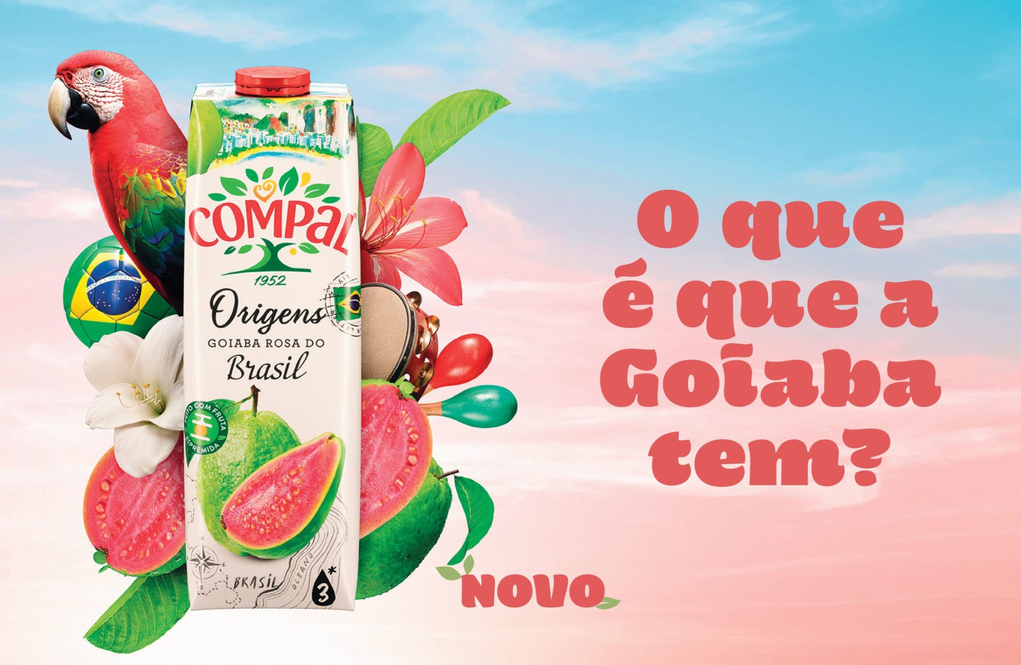 Compal Origens lança novo sabor Goiaba Rosa do Brasil - Grande Consumo