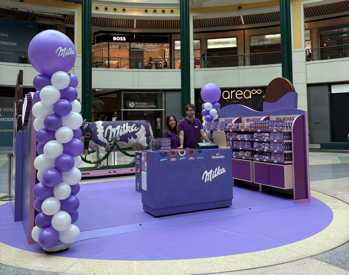 Milka inaugura a sua primeira loja pop-up em Portugal - Grande Consumo